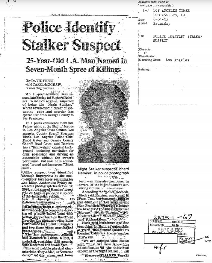 Richard Ramirez Mugshot Photo – Night Stalker True Crime Collectible - Etsy