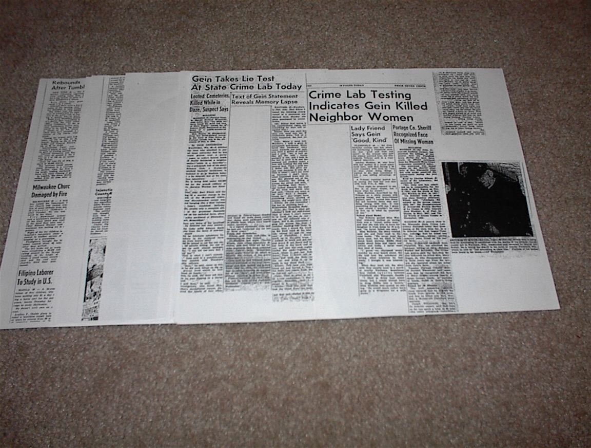 Ed Gein butcher of Plainfield Bernice Worden - Etsy