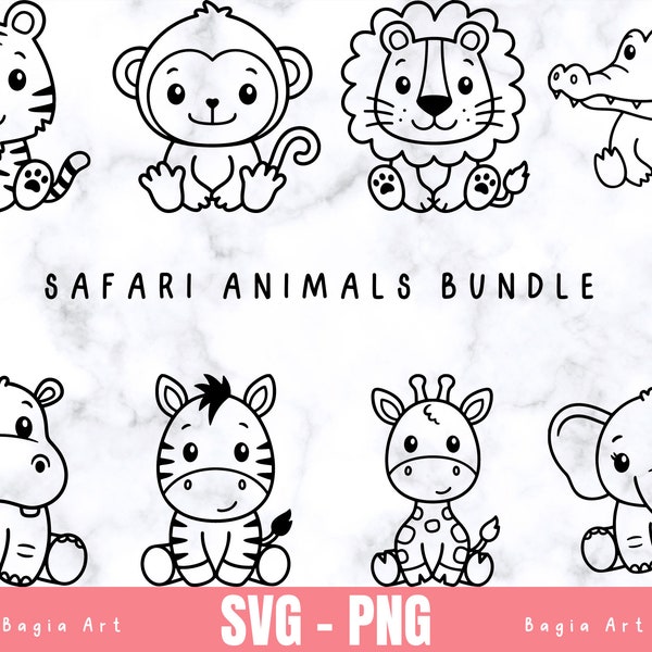 Safari Animals - Etsy