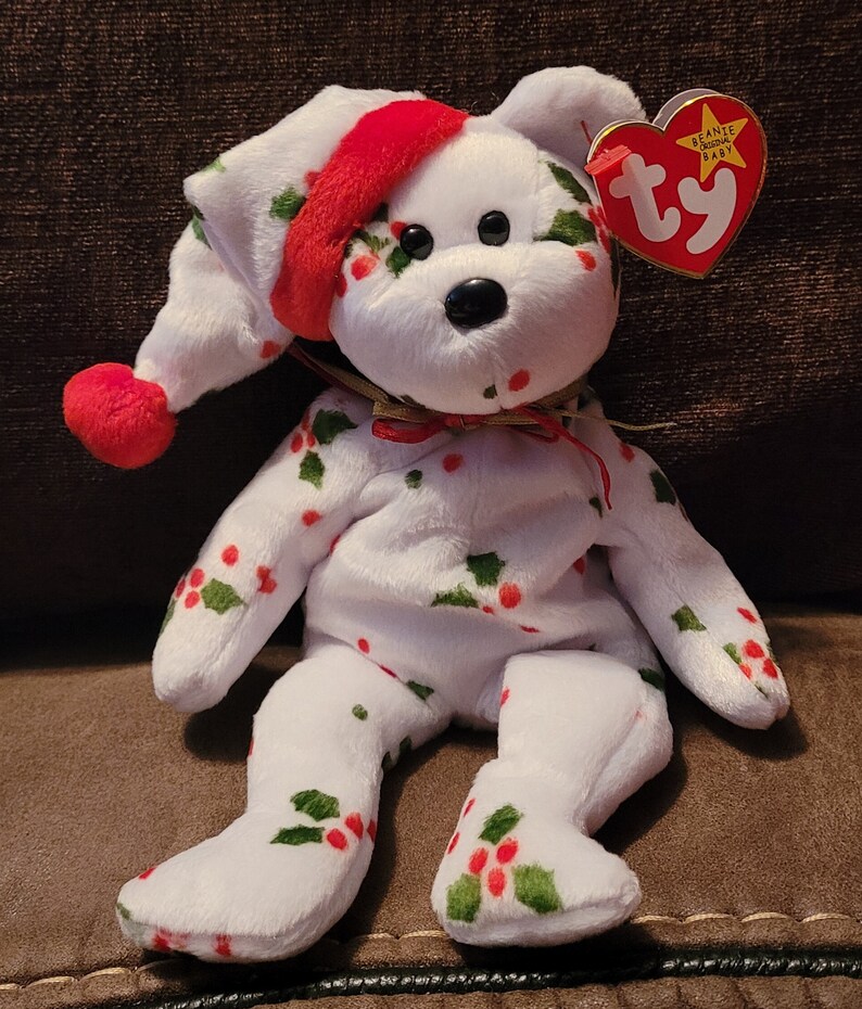 Ty 1998 Beanie Baby "holiday" Teddy Bear-4204 - Etsy