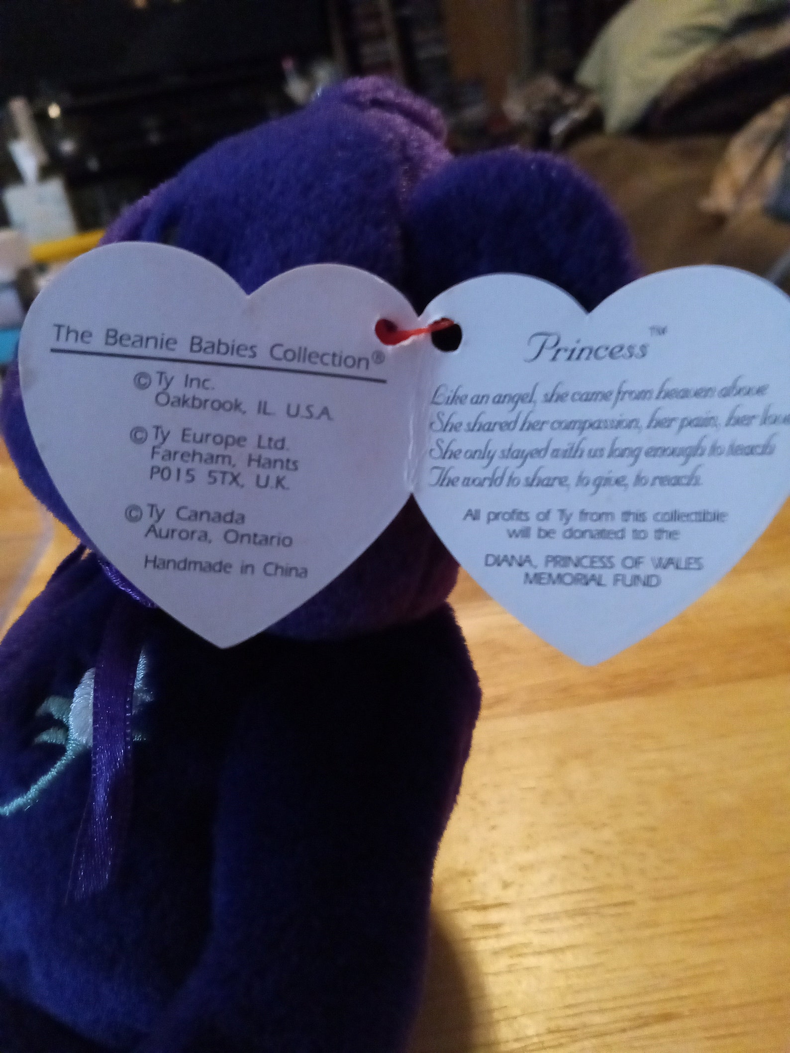 Princess Diana Beanie Baby 1997 - Etsy