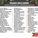Christmas Planner With Beautiful Holiday Flowers and Green Plaid Design ...