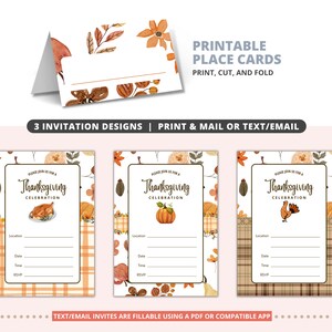 Thanksgiving Planner Printable, Digital Holiday Planner, Planner ...