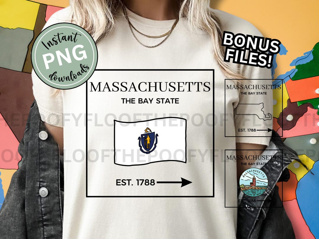 Massachusetts State PNG File, State Motto Outline Massachusetts Lover ...