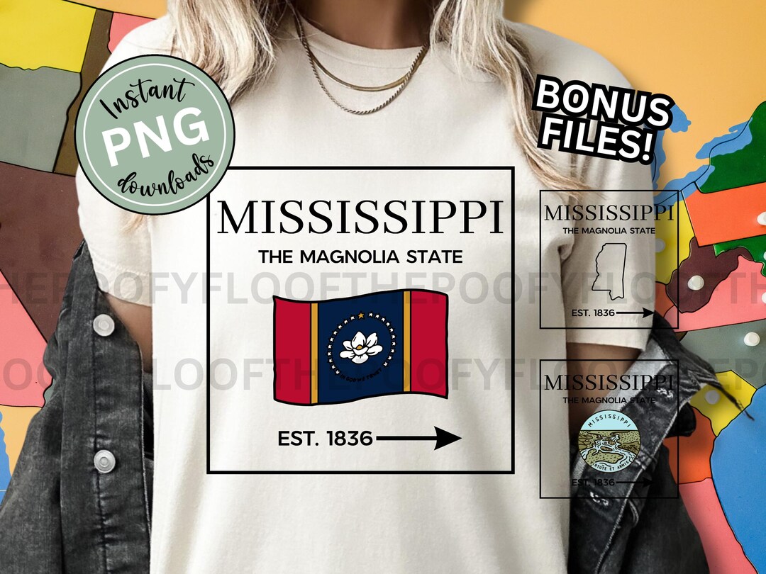 Mississippi Magnolia State PNG File, State Motto Outline Mississippi ...
