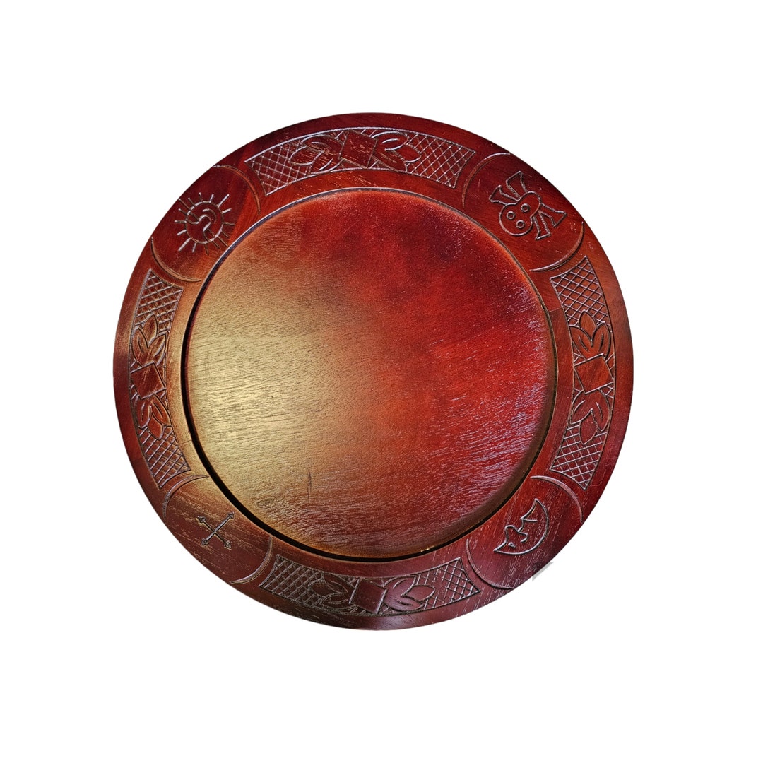 Babalao Tablero Madera/ Tablero De IFA | Tablero De Orula | Opon Ifa ...