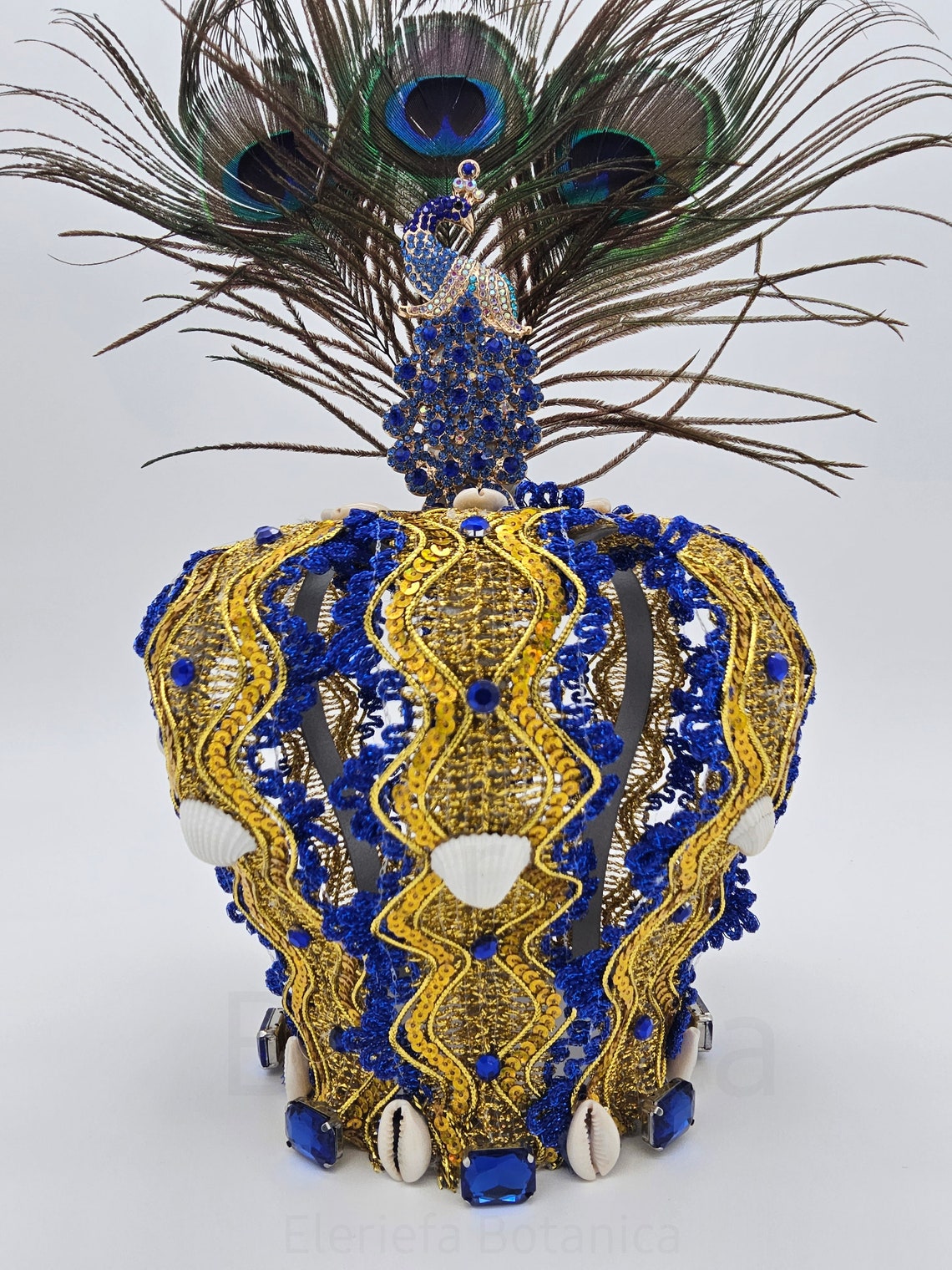 Corona De Yemaya Orisha Crown Ade Crown for Yemaya Oricha - Etsy