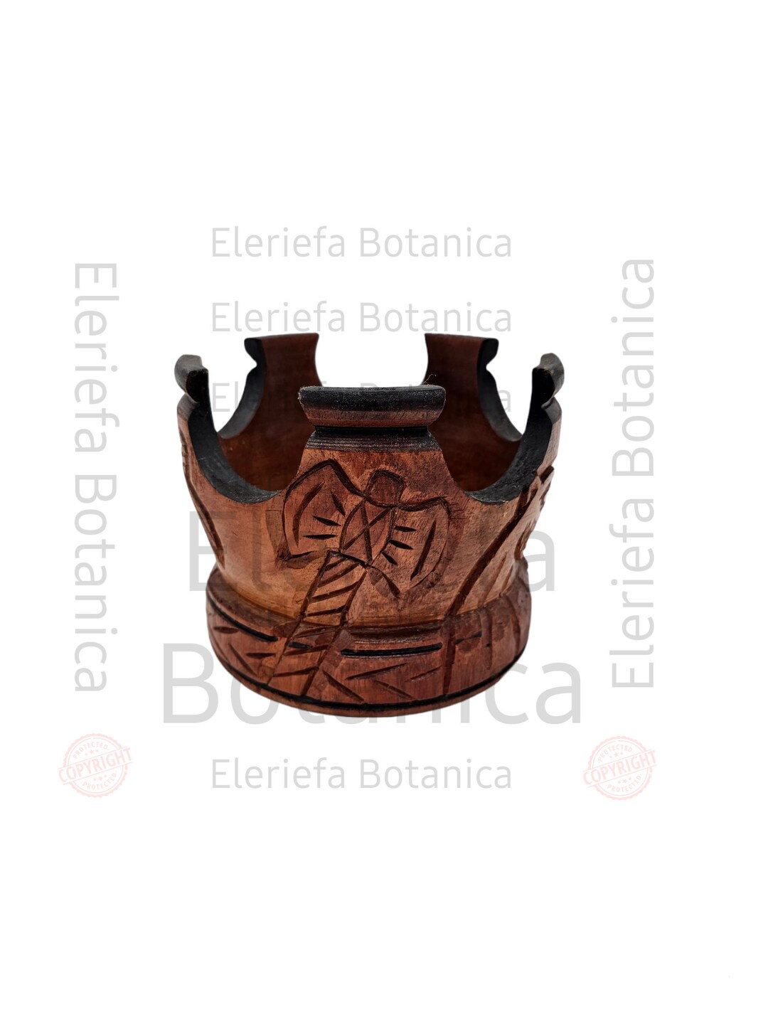 Corona De Shango Crown of Shango Wood Crown Ade for Chango Corona Para ...