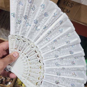 Oshun Fan Abanico De Oshun _ Fan Ọbàtálá Yemaya Obba - Etsy