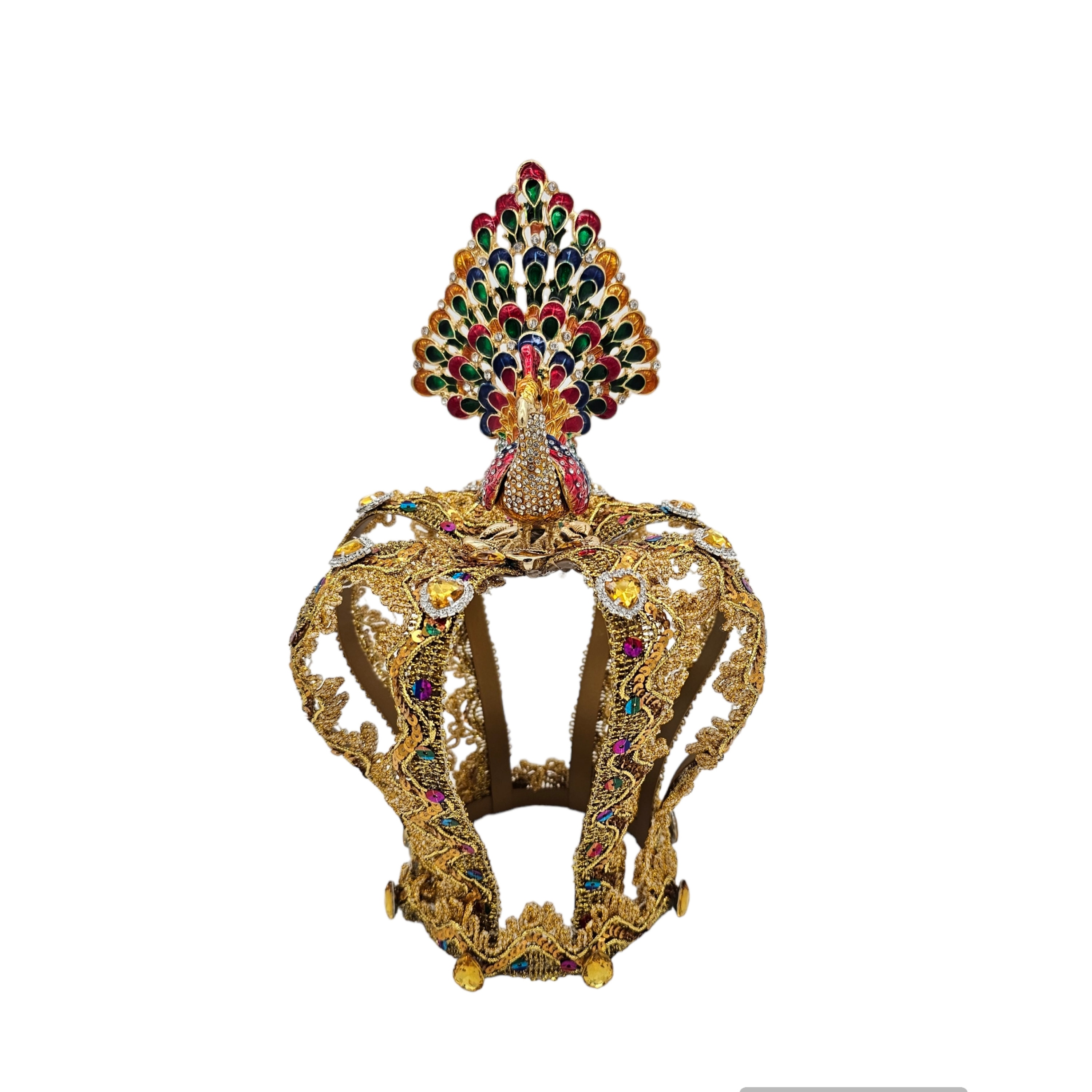 Custom Handmade Large Crown for Shango Chango Corona Santeria Orisha ...