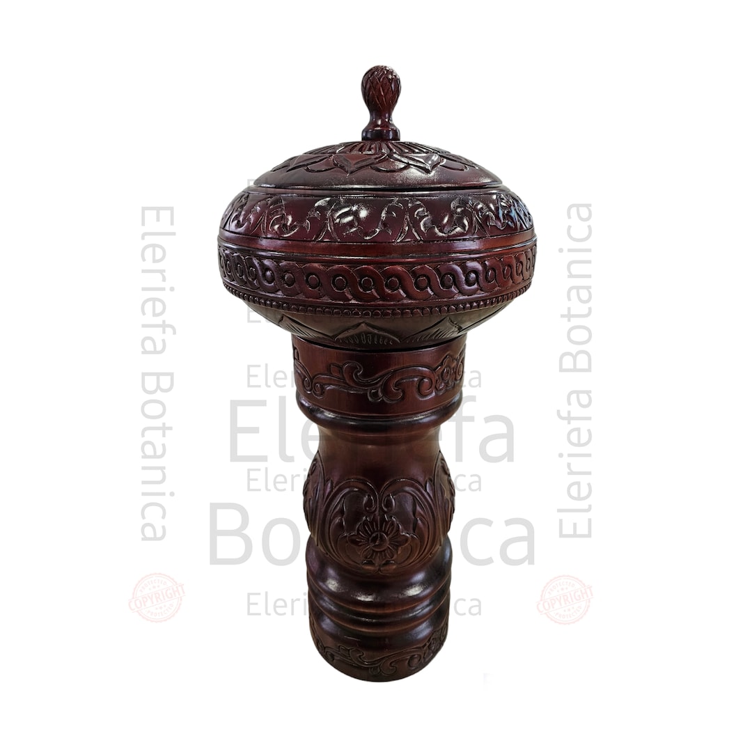 Pilon Y Batea De Shango Tayado En Madera, Set of Chango of Wood Chango ...