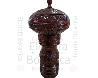 SHANGO Shango Set: Batea & Pilon De Madera Decorado Y Tarros - Etsy