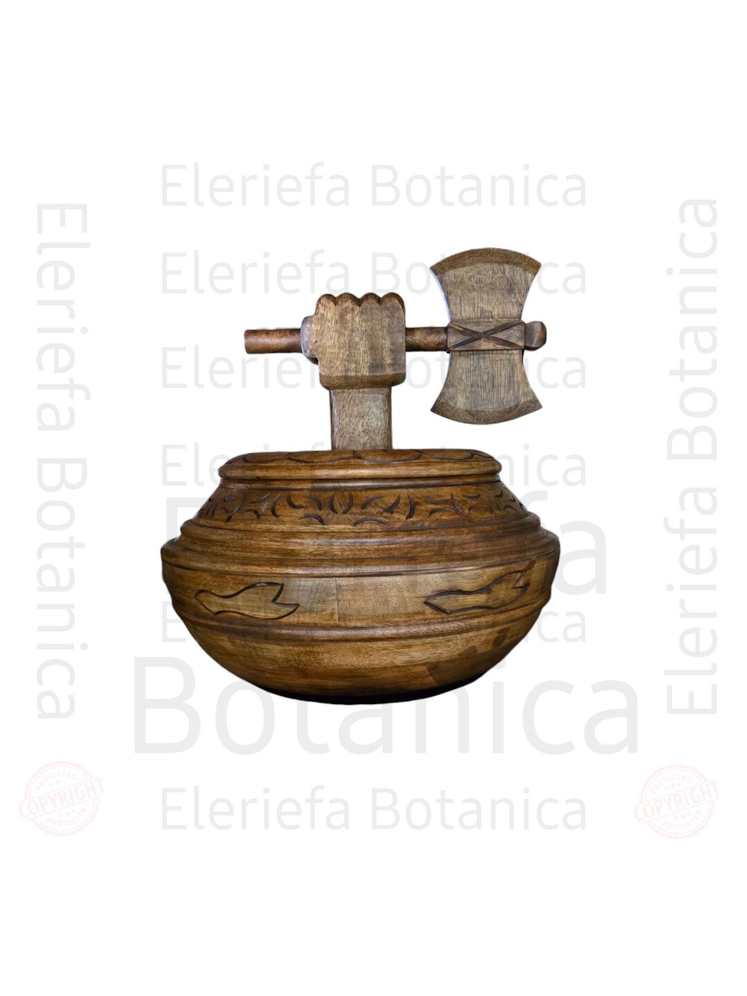 Batea De Chango Tayado En Madera | Chango Wood Batea With Axe | Acha ...