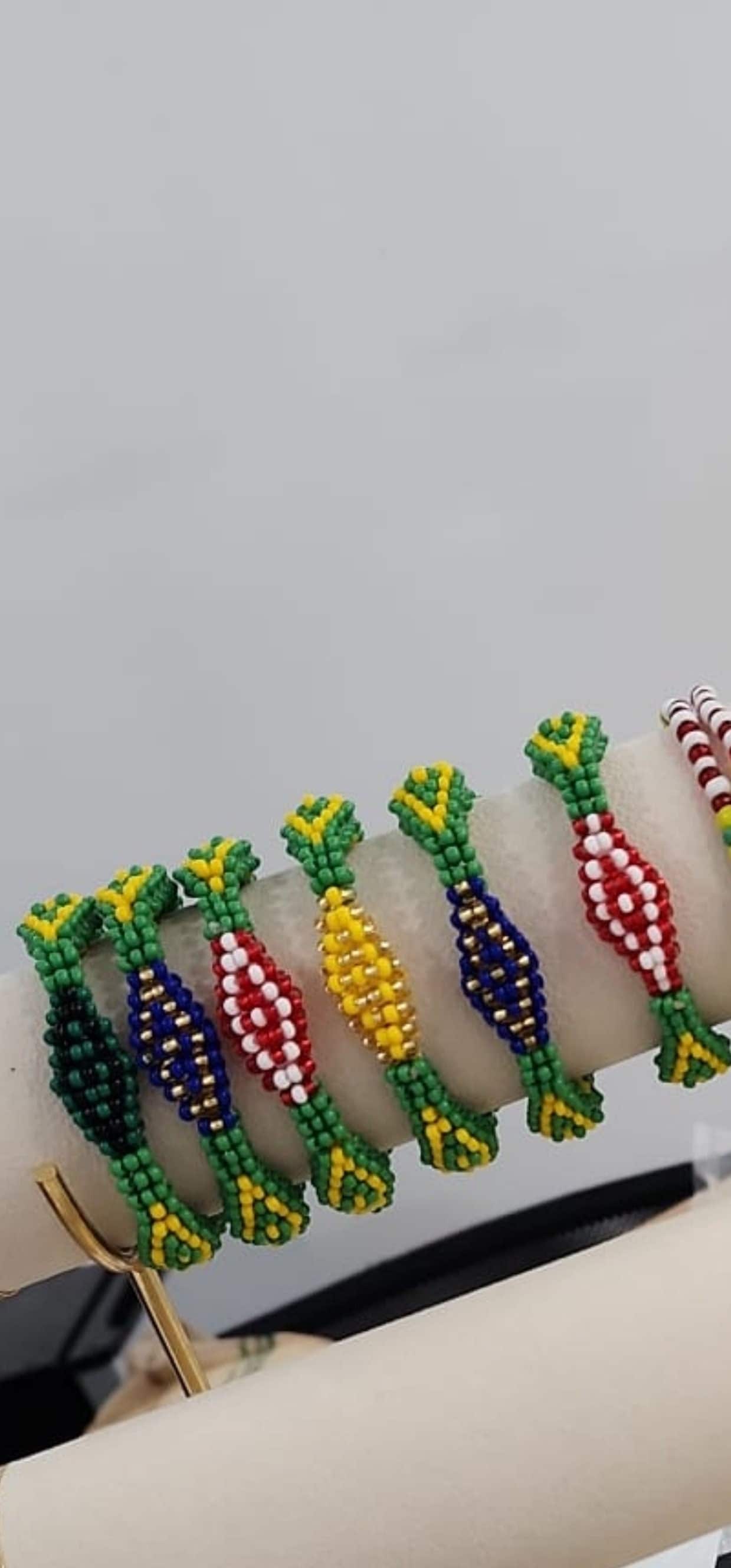 Ilde De Orula Caminos Bracelet | Ide Orula Orisha Con Camino De Chango ...