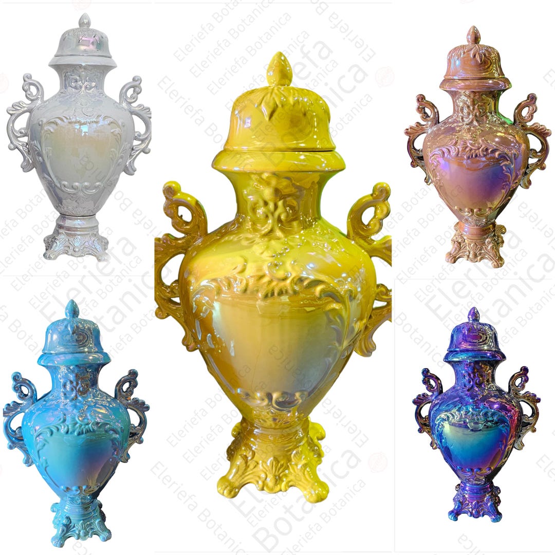 25" Sopera Para Santo | Sopera De Oya | Potiche | Tinaja | Porcelain ...