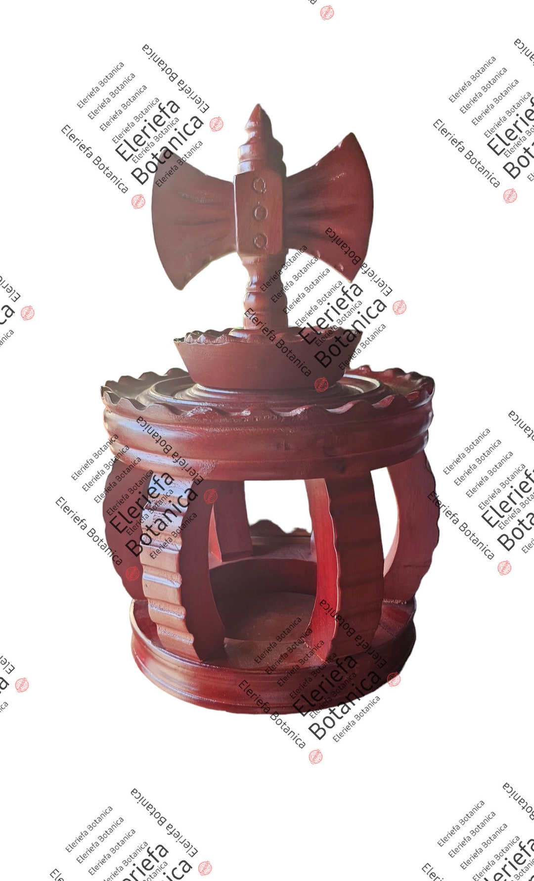 Corona De Shango Crown of Shango Wood Crown Ade for Chango | Corona ...