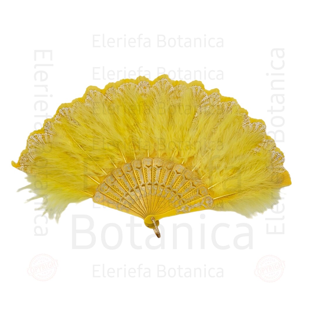 Oshun Hand Fan | Abanico De Ochun | Hand Fan for the Orishas | Abanico ...