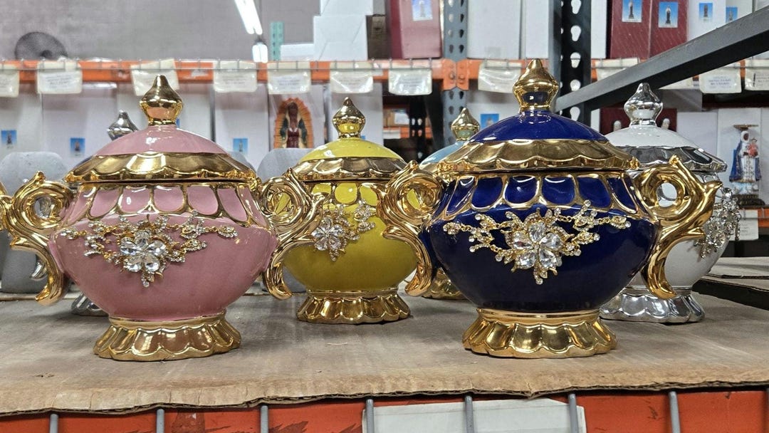 Soperas Para Santo, Sopera De Obatala /yemaya / Oshun / Oya Tinajas De ...