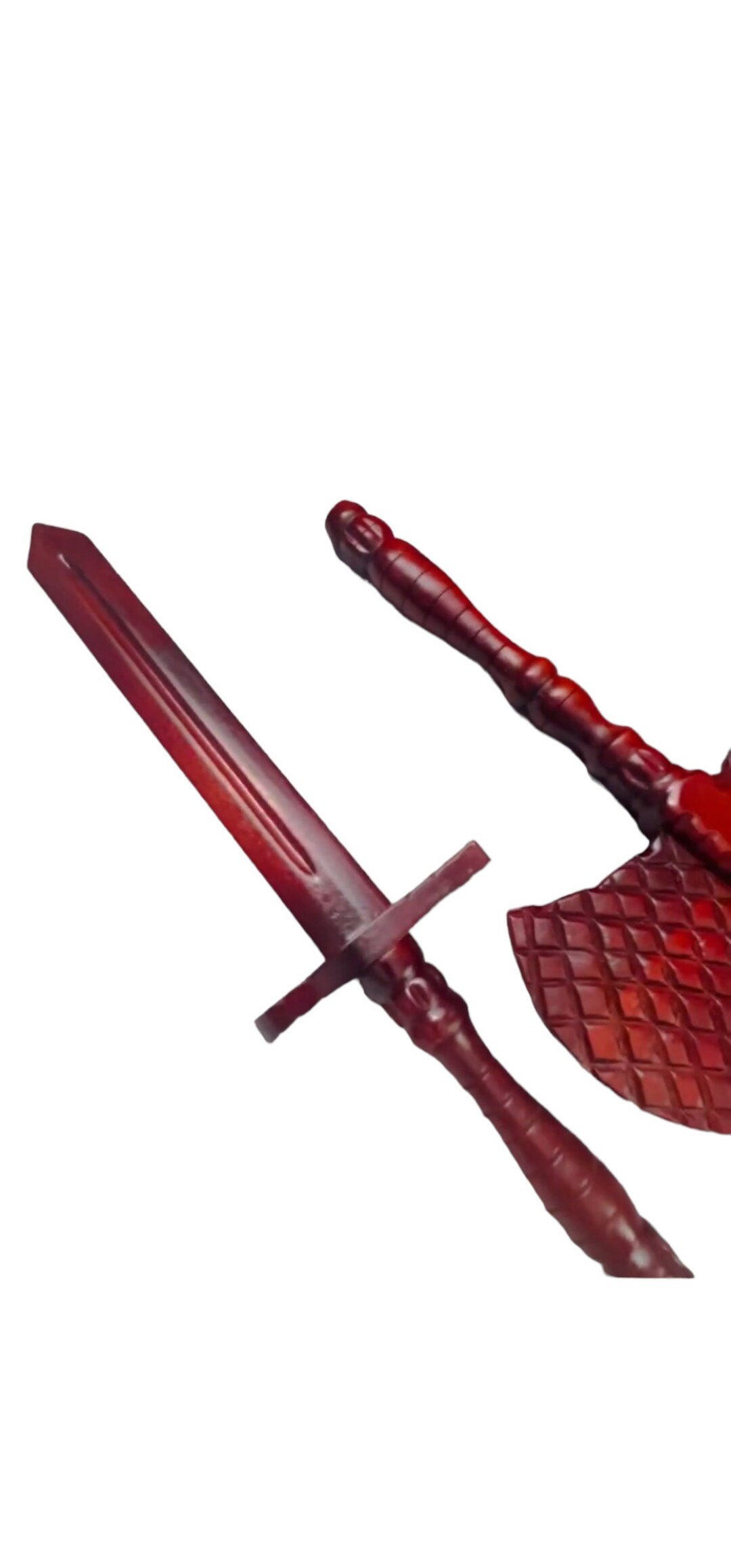 Acha Para Shango Combo Hacha Y Espada Madera De Shango/shango Wood Axe ...