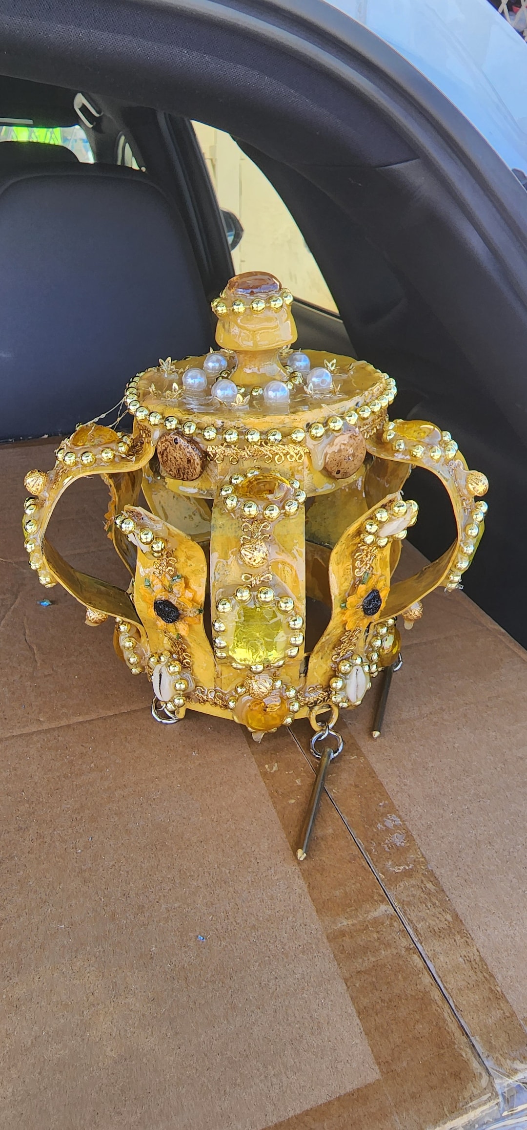 Corona De Oshun Crown of Oahun, With Tools on Crown, Con Herramientas ...