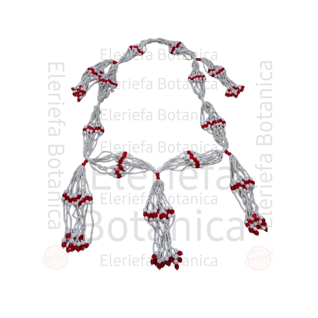 Collar De Mazo Para Sopera De Obatala Ayaguna ,ocha Griñan Obamoro ...