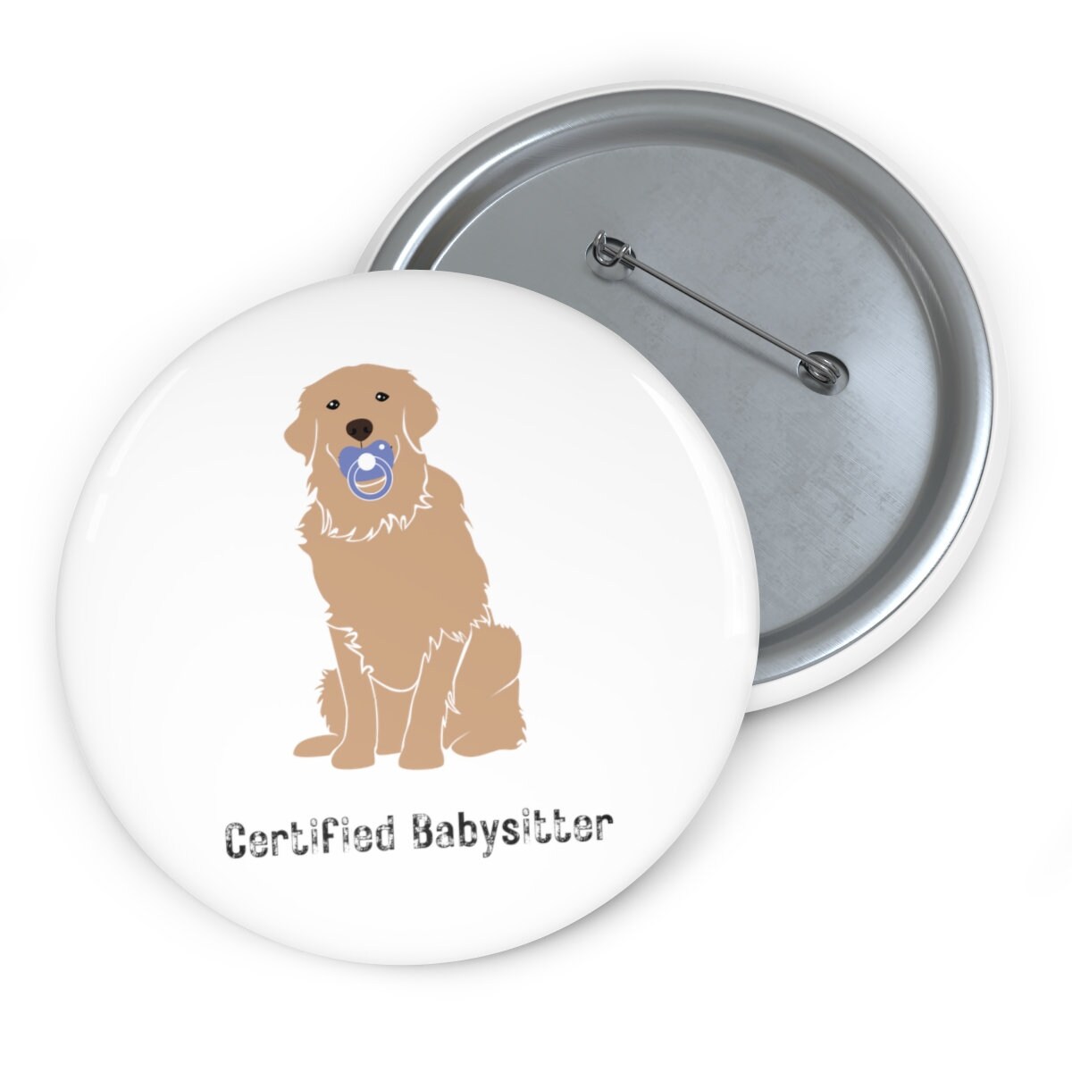 Golden Retriever Funny Cute Dog Pin Buttons - Etsy