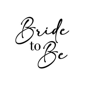 Bridal to Be Vinyl Decal | Custom Vinyl Decal Sticker | Bridal Shower ...