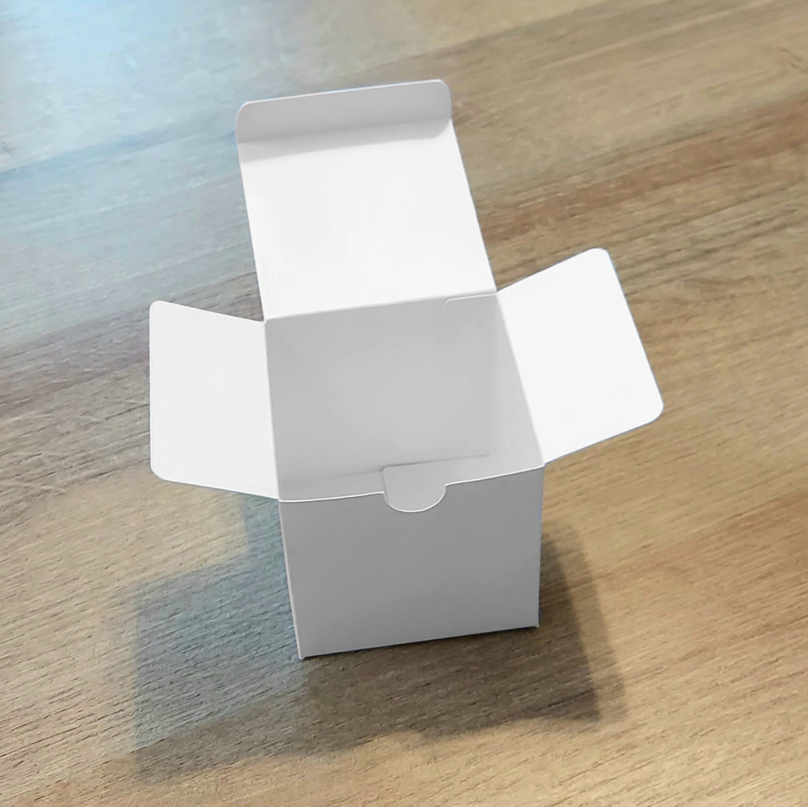10x Mini White Cube DIY Boxes 6x6cm Wedding Favour Boxes Bulk Favour ...