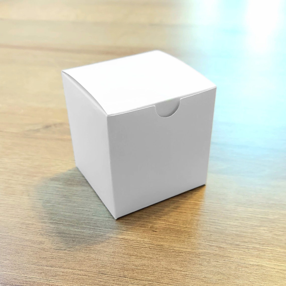 10x Mini White Cube DIY Boxes 6x6cm Wedding Favour Boxes Bulk Favour ...