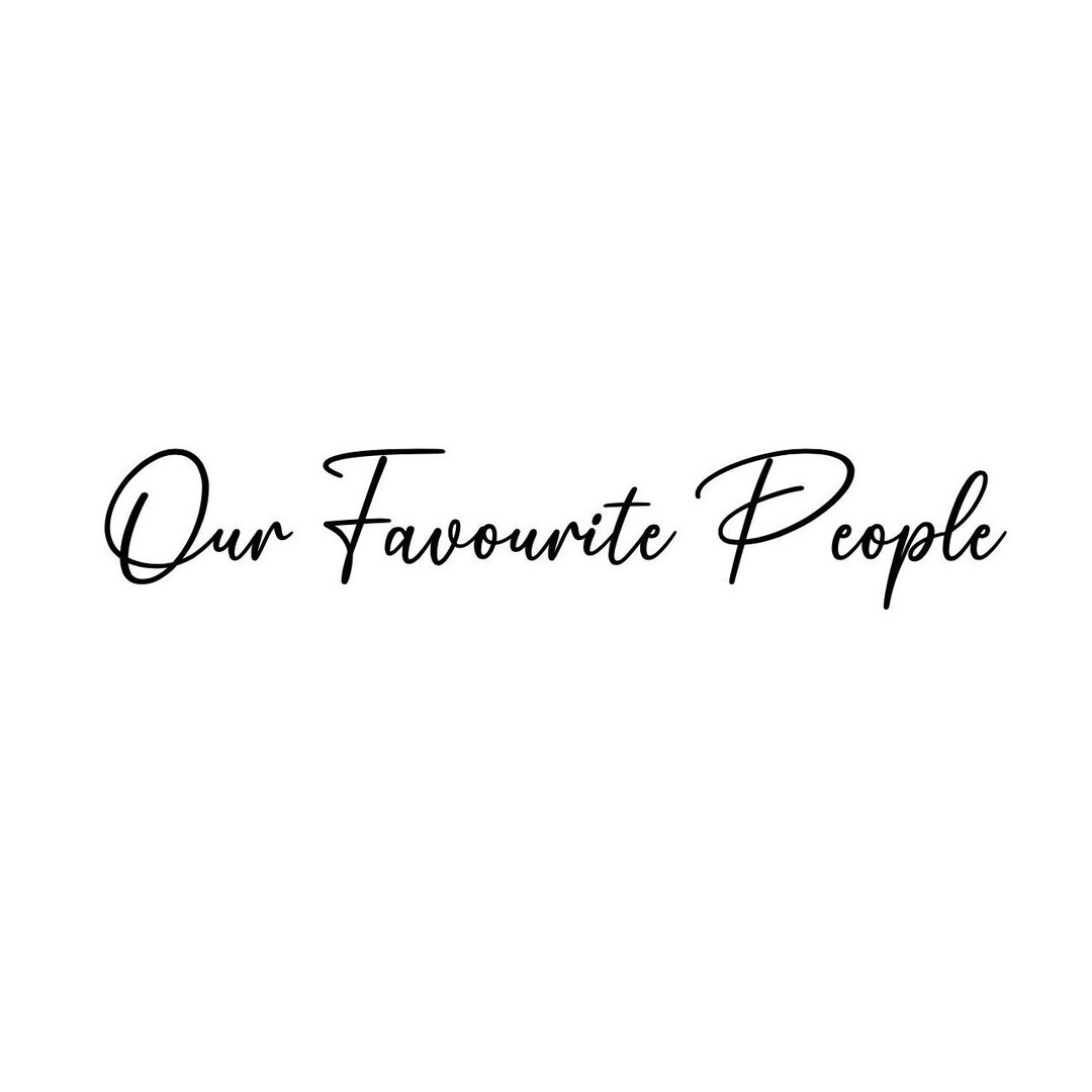 Our Favourite People Decal | Custom Vinyl Decal Sticker | Seating Chart ...