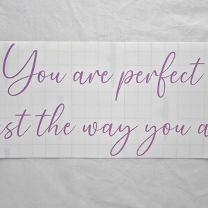 Custom Mirror Vinyl Decal | Personalised Wedding Mirror Sticker ...