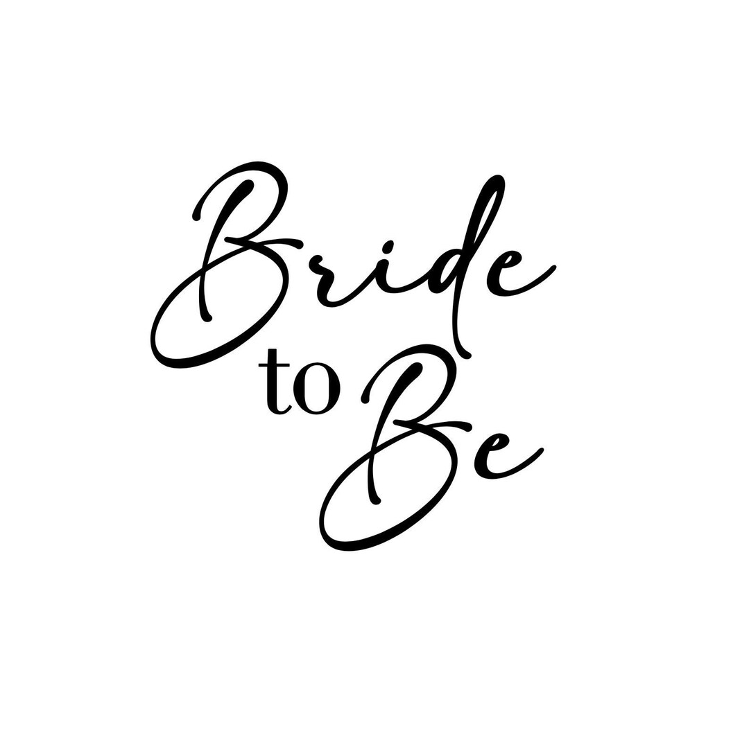 Bridal to Be Vinyl Decal | Custom Vinyl Decal Sticker | Bridal Shower ...