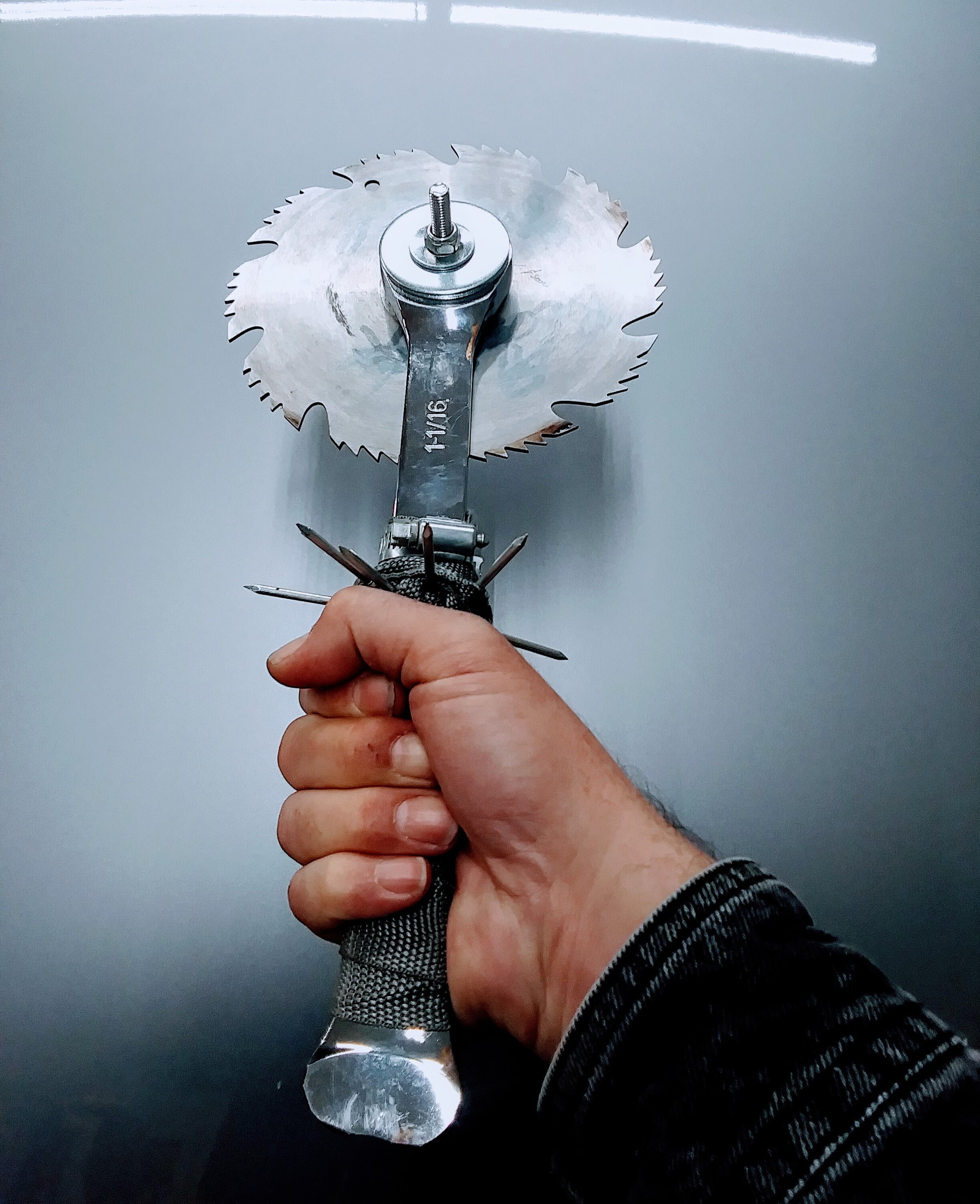 Zombie Apocalypse Wasteland Tool is a Dystopian Survival Hatchet Axe ...