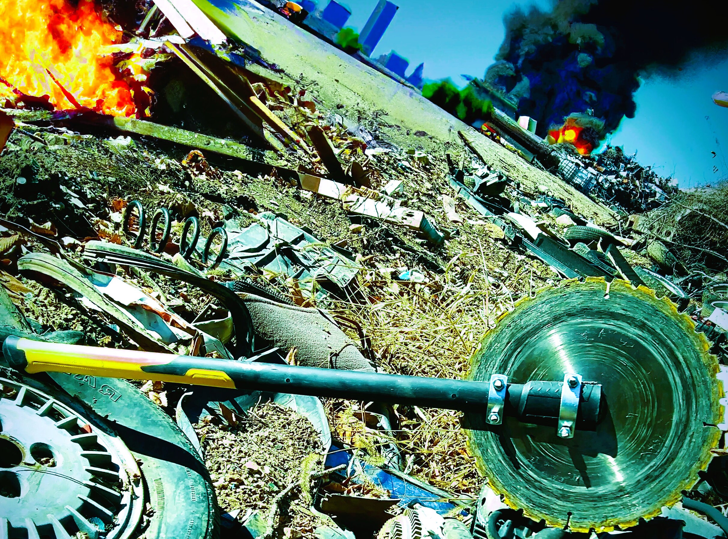 Zombie Apocalypse Wasteland Tool is a Dystopian Survival Hatchet Axe ...