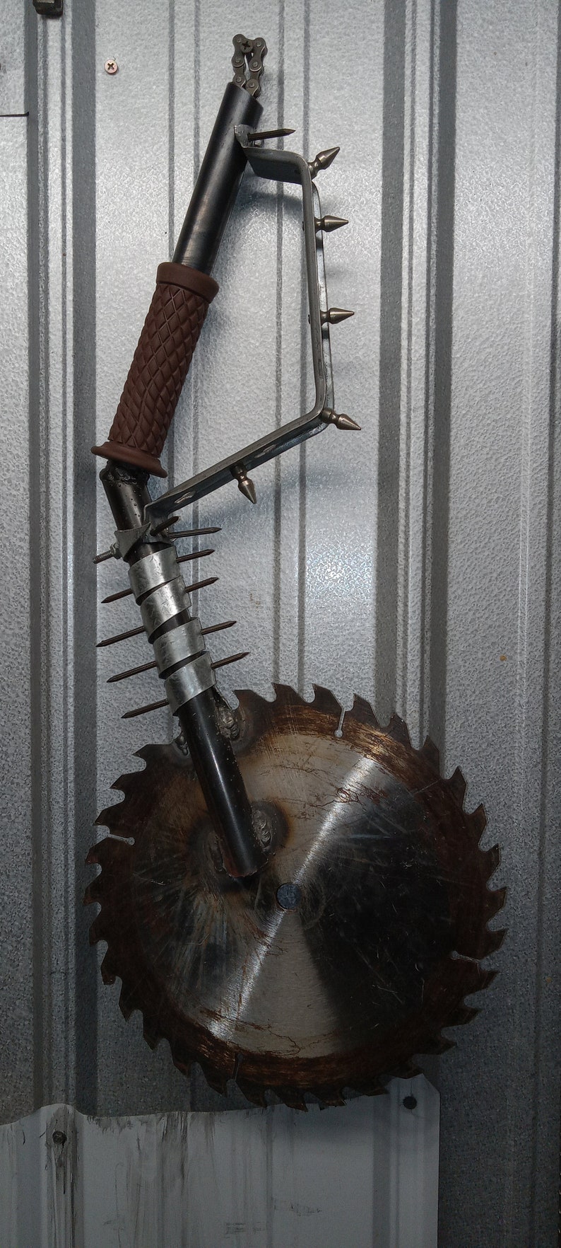 Zombie Apocalypse Wasteland Tool is a Dystopian Survival Hatchet Axe ...