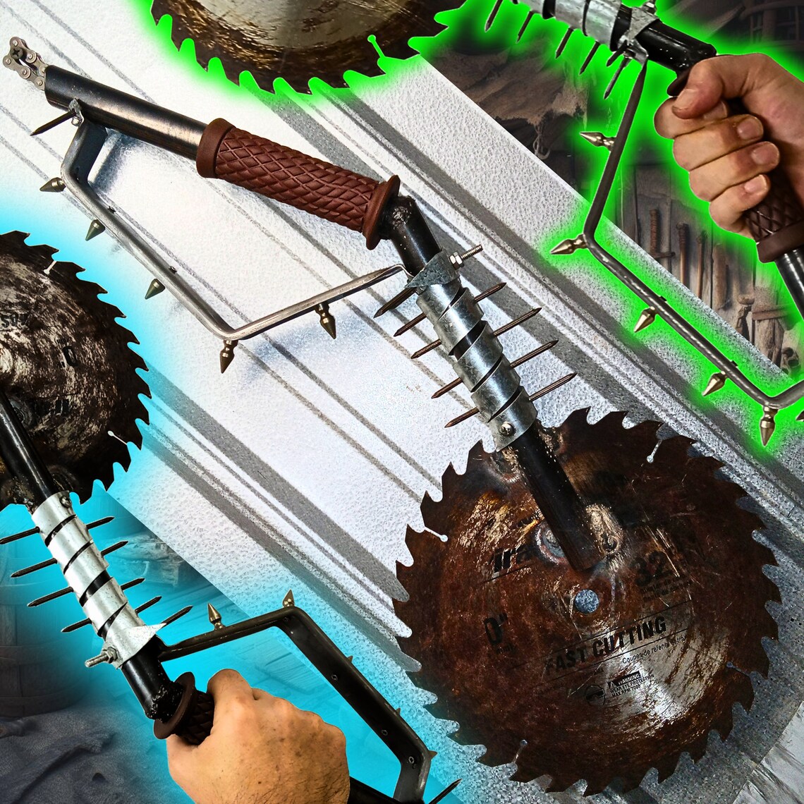 Zombie Apocalypse Wasteland Tool is a Dystopian Survival Hatchet Axe ...