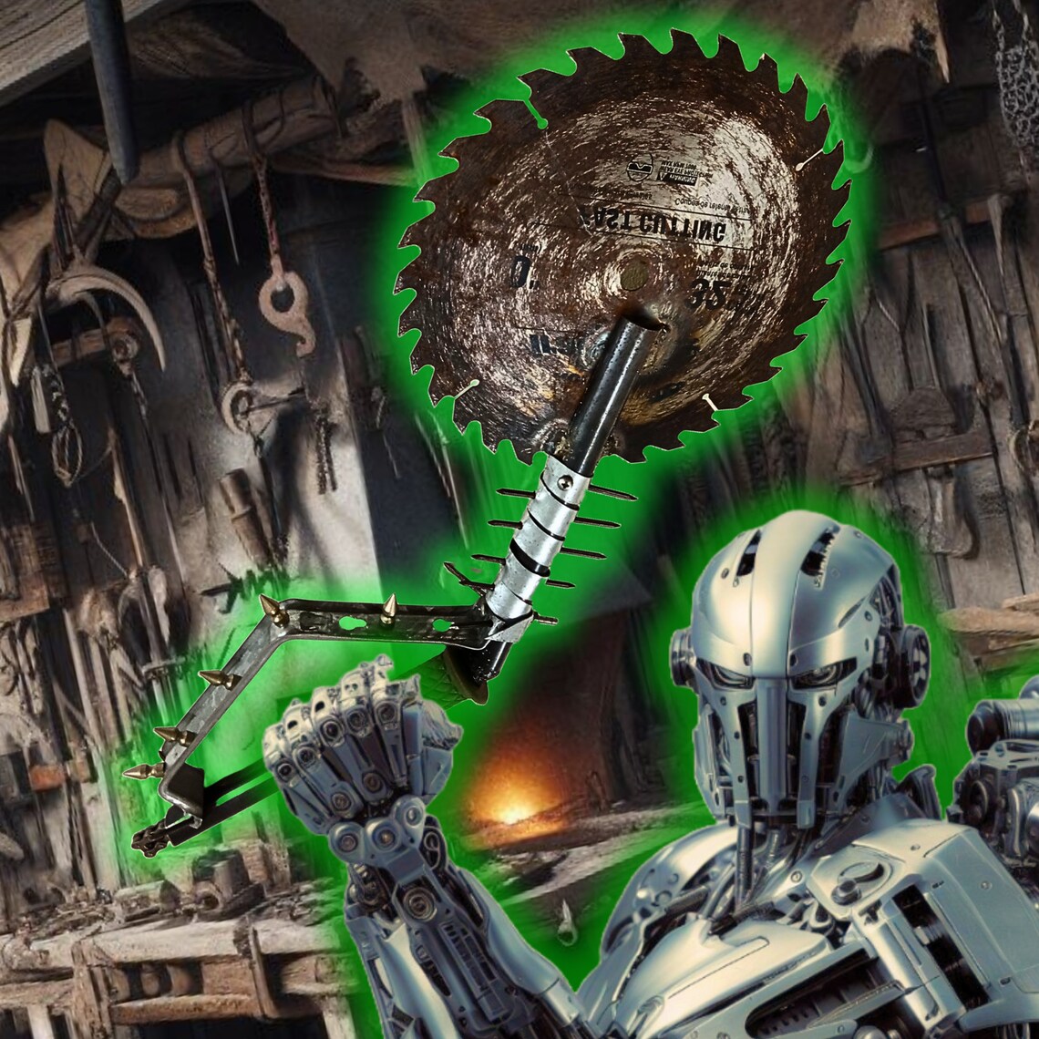 Zombie Apocalypse Wasteland Tool is a Dystopian Survival Hatchet Axe ...