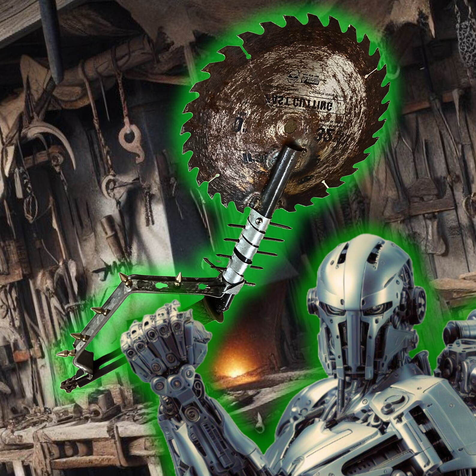 Zombie Apocalypse Wasteland Tool is a Dystopian Survival Hatchet Axe ...