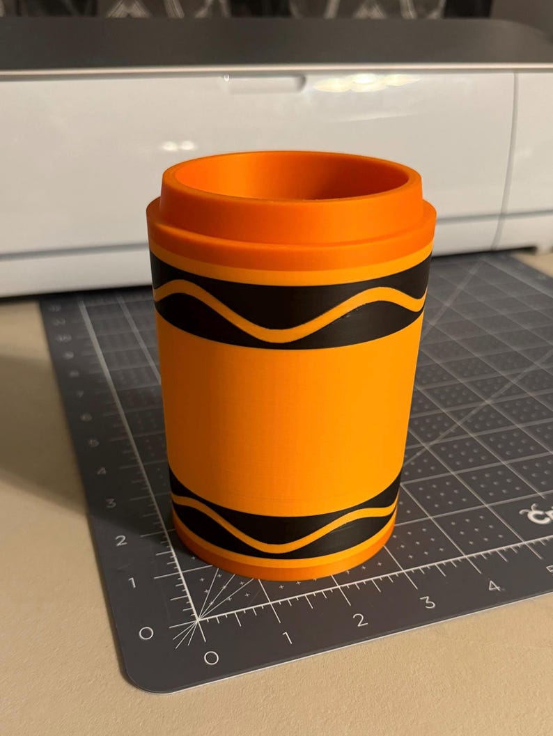 Colorful 3D Printed Crayon Inspired Pen Pencil Cup Holder. - Etsy