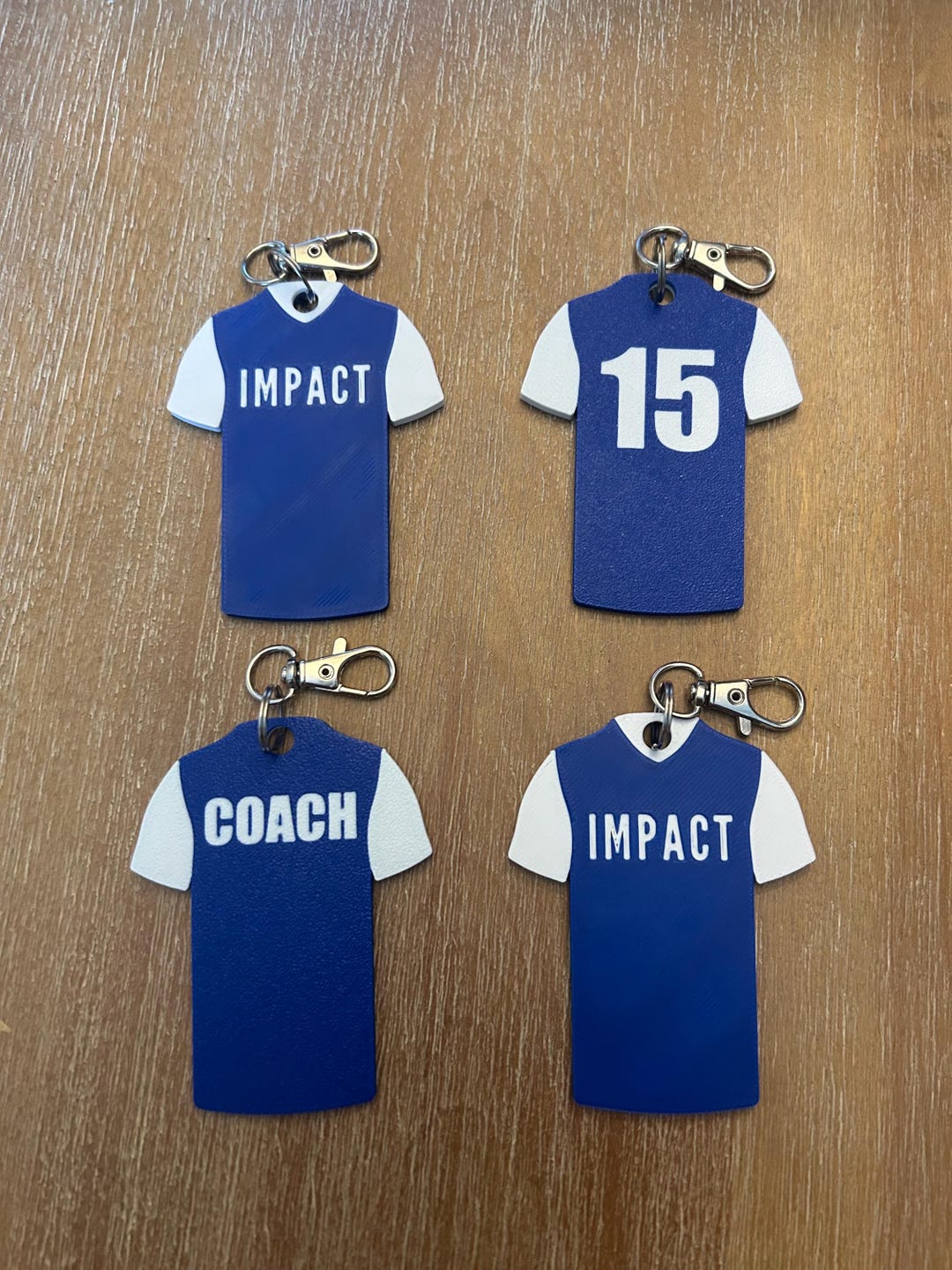 Personalized Sports Bag Tag / Sports Keychain / Team Jersey Bag Tag ...