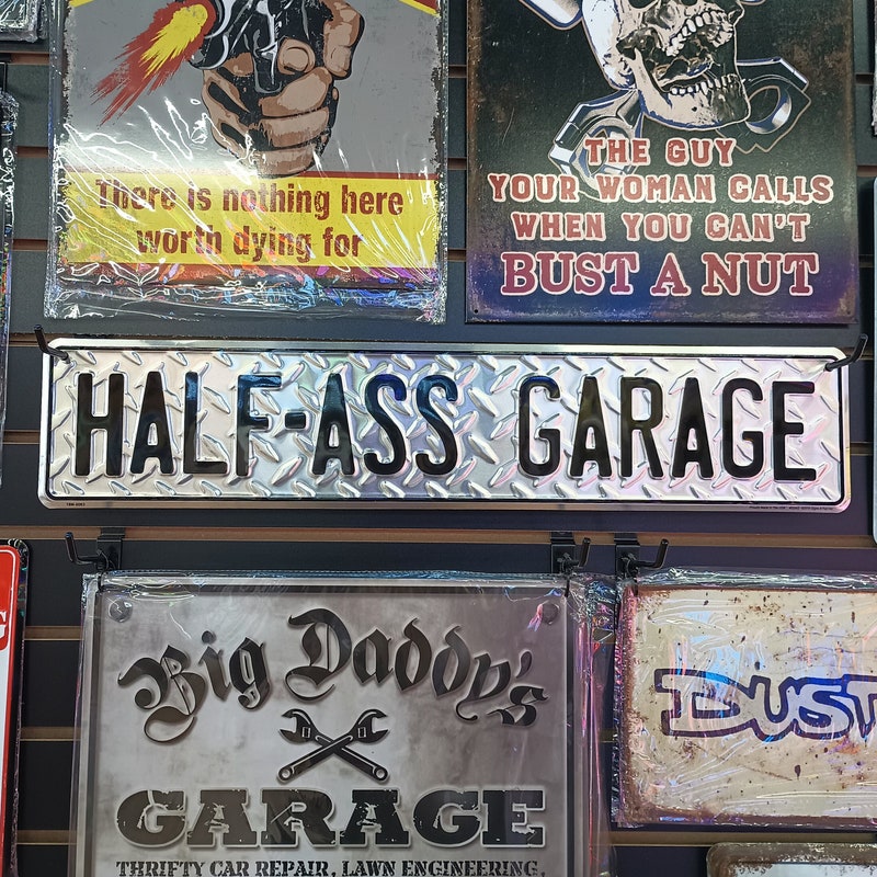 Funny Garage Signs - Etsy