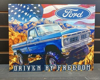 Ford Cars Trucks Light up Sign Lighted Sign 30x10x3 Inch Deep - Etsy