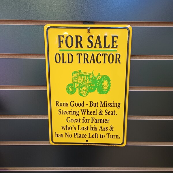 Funny Tractor Signs - Etsy