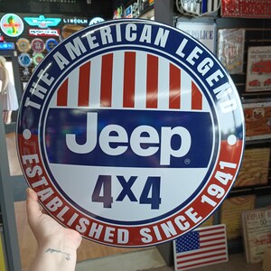 15 Jeep 4x4 Metal Dome Sign Jeep Signs Automobilia - Etsy