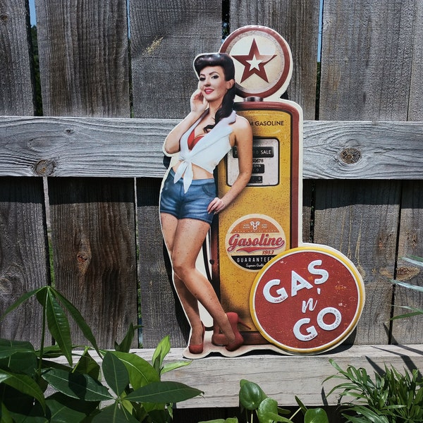 Metal Pinup Signs - Etsy
