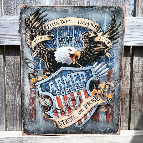 Armed Forces Signs - Etsy