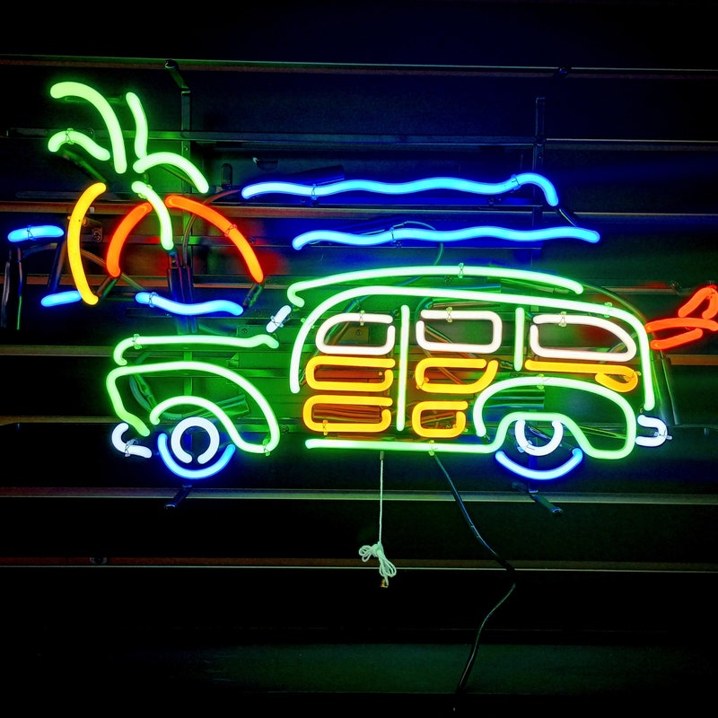 Real Glass Neon Sign - Etsy