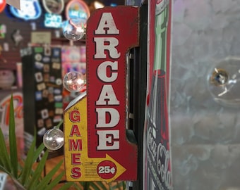 Animated Arcade Games LED Sign Game Room Wall Decorations Arcade Signs ...