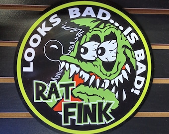 Rat Fink Sign - Etsy