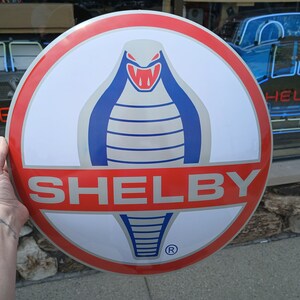 15 Ford Carroll Shelby Cobra Metal Dome Sign Ford Automobilia Ford ...